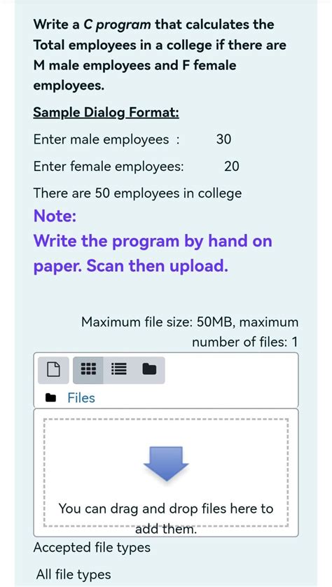Solved Write A C Program That Calculates The Total Employees