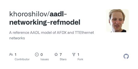 Github Khoroshilovaadl Networking Refmodel A Reference Aadl Model