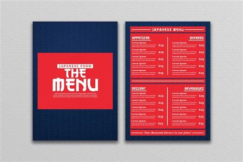 Premium Psd Restaurant Menu Template