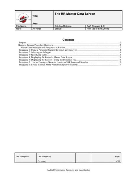 Sap Master Data Class Pdf