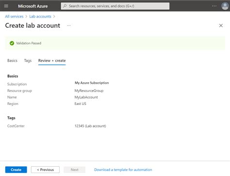Manage Lab Accounts In Azure Lab Services Azure Lab Services Microsoft Learn