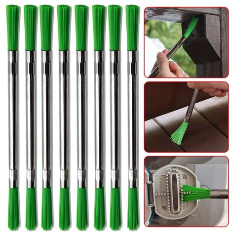 Slender Dual Head Gap Wash Brushes Practical Nylon Washing Machine