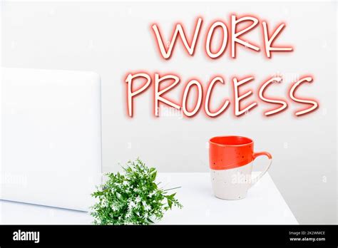 Inspiration Showing Sign Work Process Business Concept Standard Procedures How To Handle A