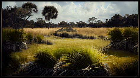 Background Of Grass And Trees Grass Vegetation Big Tree Background Image And Wallpaper For