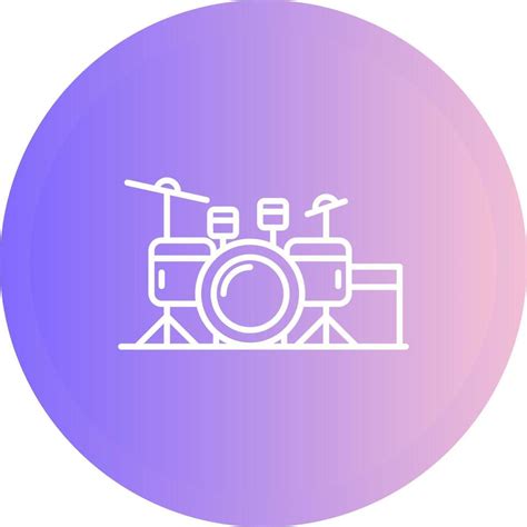 Drum Set Vector Icon 14421631 Vector Art At Vecteezy