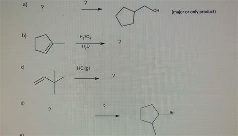 Solved Identify The Missing Reactants Reagents And Or Chegg