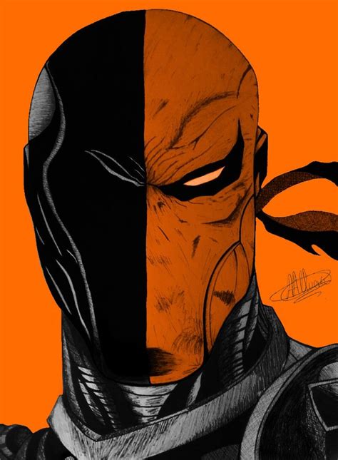 Drawings Of Deathstroke Face