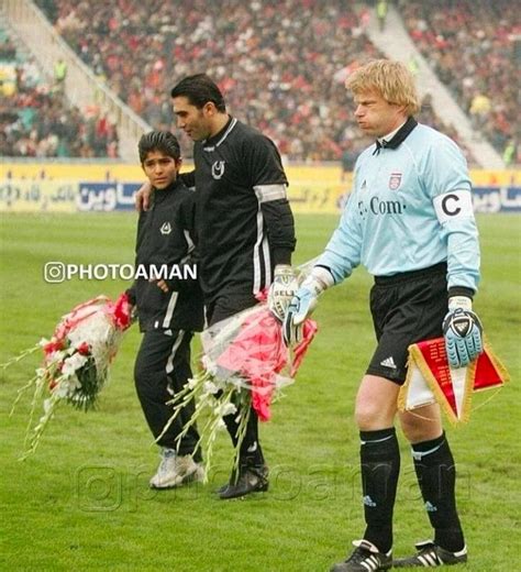 قاب پدر و پسری عابدزاده کنار اسطوره بایرن مونیخ عکس