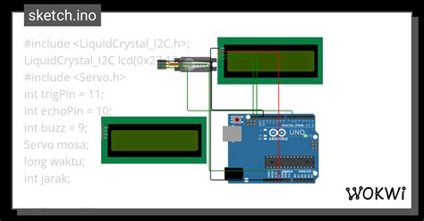 Pemilah Sampah Wokwi Esp32 Stm32 Arduino Simulator