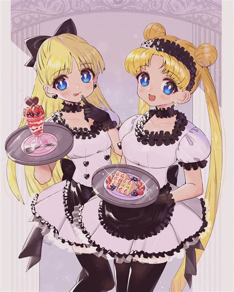 Tsukino Usagi And Aino Minako Bishoujo Senshi Sailor Moon Drawn By