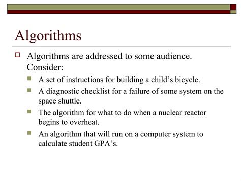 Qulities Of A Good Algorithm Pdf Computer Software And Applications
