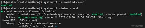 2023spark实验二十七：linux中crontab（定时任务）命令详解及使用教程crontab命令详解 Csdn博客
