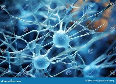 Microscopic Nerve Endings Stock Image 73373347