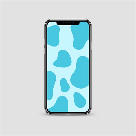Cow Print Phone Wallpaper Digital Phone Background Cow Print Etsy