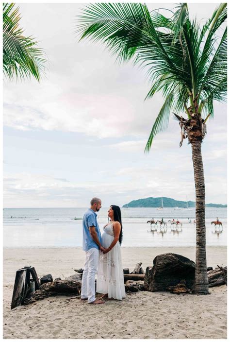 Beach Maternity Photos In Tamarindo Costa Rica Lau Max