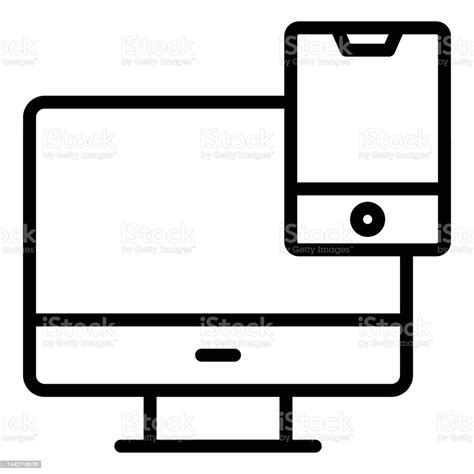 Responsive Icon User Interface Vector Illustration As A Simple Vector