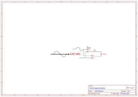 Full Bridge Rectifier Easyeda Open Source Hardware Lab