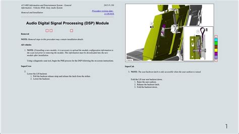 Ford F 150 13th Gen Audio Digital Signal Processing Dsp Module