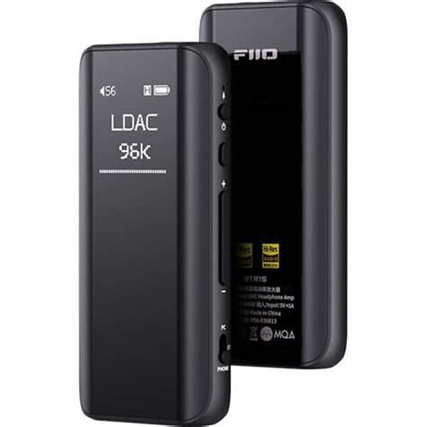 Fiio Portable High Fidelity Bluetooth Dacamp Black Reverb