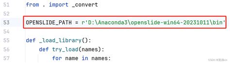 【论文复现 Tmi2022】anaconda3安装openslide模块openslide 安装 Csdn博客