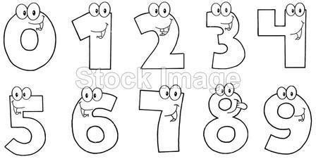 数字简笔画可爱幼儿 简笔画图片大全 蒲城教育文学网