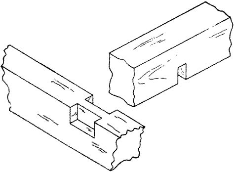 Timber Frame Tools Modified Halving Joints