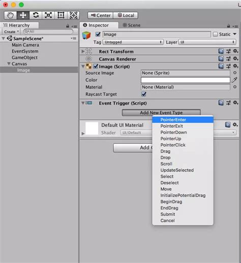 event trigger in unity part 1