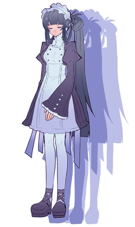 Miwasiba 1bitheart Official Art 1girl Blue Dress Blue Shoes Closed Eyes Closed Mouth