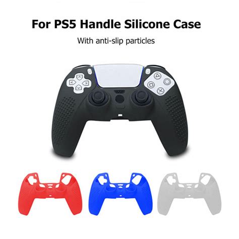 Narsta Non Slip Soft Silicone Case For DualSense Protective Cover Shell For PS 5 PS5 Wireless