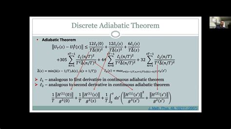 The Discrete Adiabatic Quantum Linear System Solver Has Lower Constant Factors Than The Ra Youtube