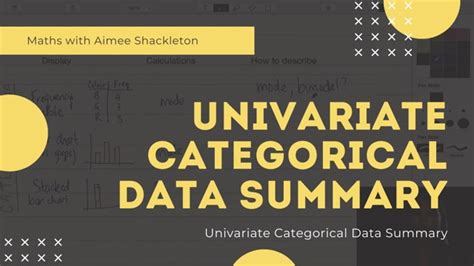 Univariate Categorical Data Summary Univari Clickview