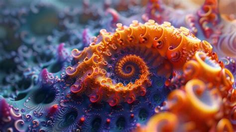 Intricate Patterns Spiraling Outward Background Premium Ai Generated Image