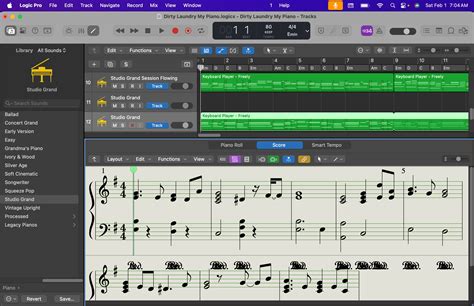Removing Notations From Score Before Printing Logic Pro Logic Pro Help