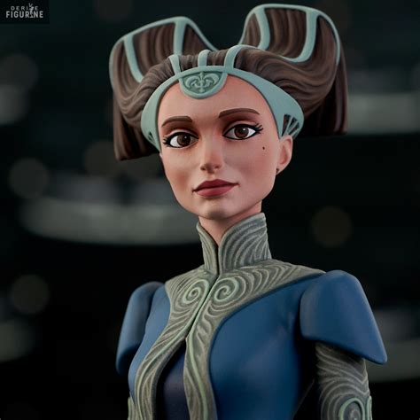 Padme Amidala Bust Animated Mini Bust Star Wars The Clone Wars