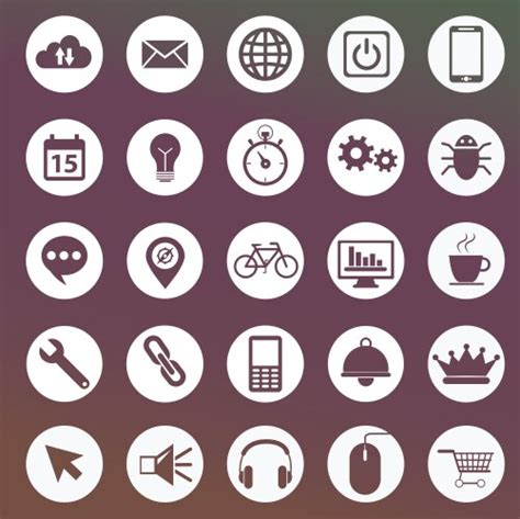 user interface icons set you can use royalty free vector