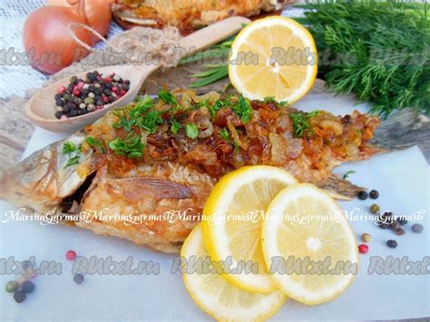 Как жарить карасей на сковороде 9 фото в рецепте