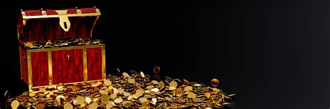 보물 상자에서 수많은 금화가 쏟아져 나왔다 녹슨 금속 스트립으로 단단히 조립 된 구식 목조 보물 상자 3d 렌더링 개념에 대한 스톡 사진 및 기타 이미지 Istock