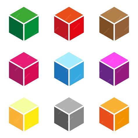 Premium Vector Isometric Cube Element Icon Cubist Abstract 3d Shape Vector Illustration Premium Vector Isometric Cube Element Icon Cubist Abstract 3d Shape Vector Illustration