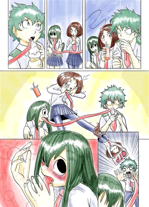 My Hero Academia Tsuyu My Hero Academia Shouto Boku No Hero Academia Funny My Hero Academia