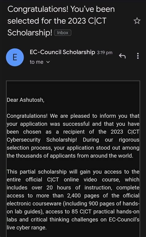 Ashutosh Kumar Singh On Linkedin Cybersecurityscholarship Learningpath Eccouncil