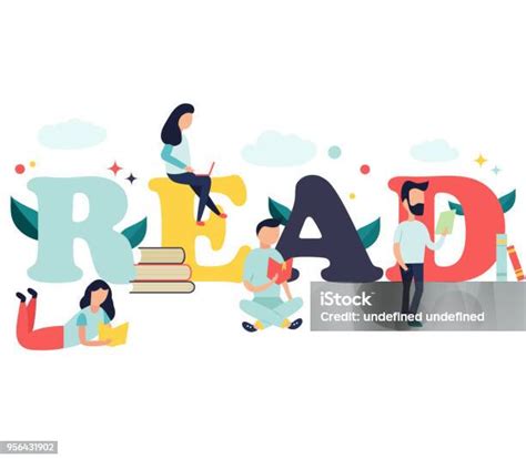 문자와 책 읽기 개념입니다 포스터 배너 디자인입니다 교육 공부 하는 과정 개념에 대한 스톡 벡터 아트 및 기타 이미지 개념 거리가 먼 공부 Istock
