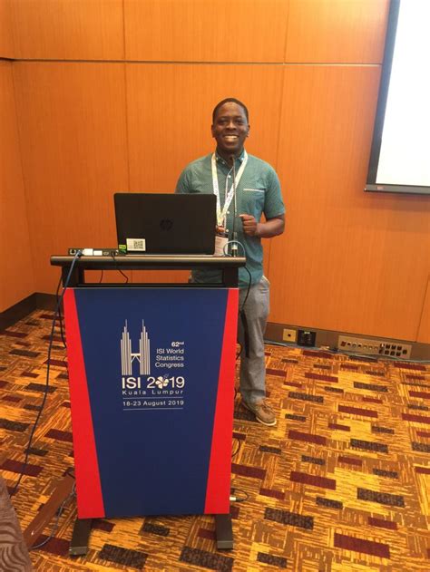Ridwan Sanusi Phd On Linkedin Its A Pleasure To Present My Research Work At The 62nd Isi
