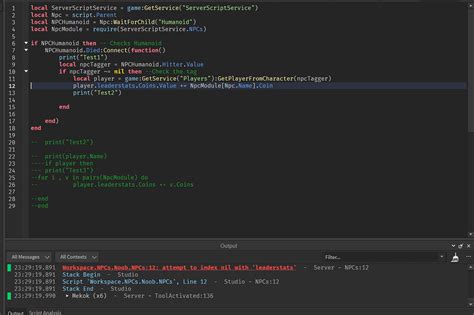 How To Give Players Coins Depends On Which Npc They Kill Scripting