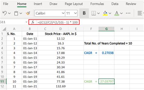 CAGR In Excel How To Calculate CAGR In Excel QuickExcel