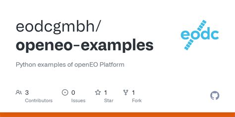 Github Eodcgmbh Openeo Examples Python Examples Of Openeo Platform