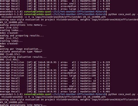 reload multiple checkpoint get same score · issue 125 · zylo117 yet another efficientdet