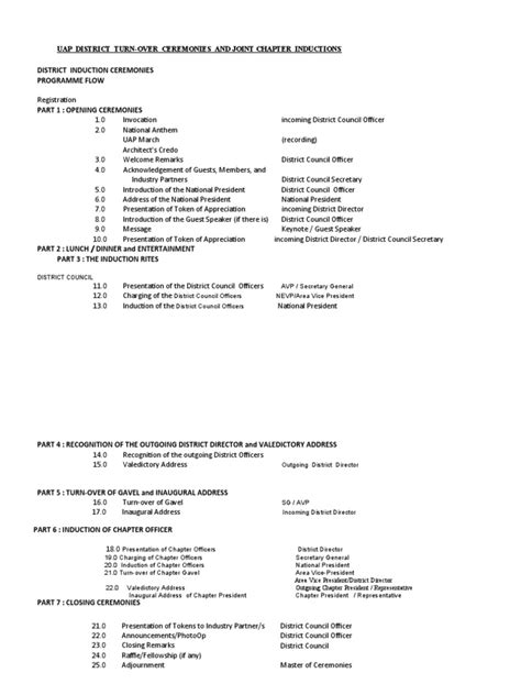 uap district turn over ceremonies and joint chapter inductions pdf