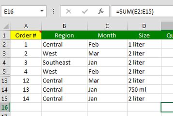 Remove Hidden Rows In Calculation Using AGGREGATE INSIGHTS TRAINING