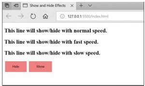 JQuery Hide Show Examples To Implement JQuery Hide Show Method