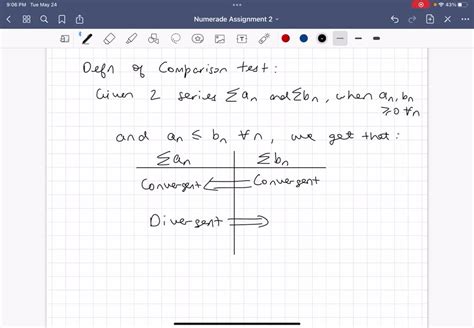 solved determine the convergence or divergence of the following series
